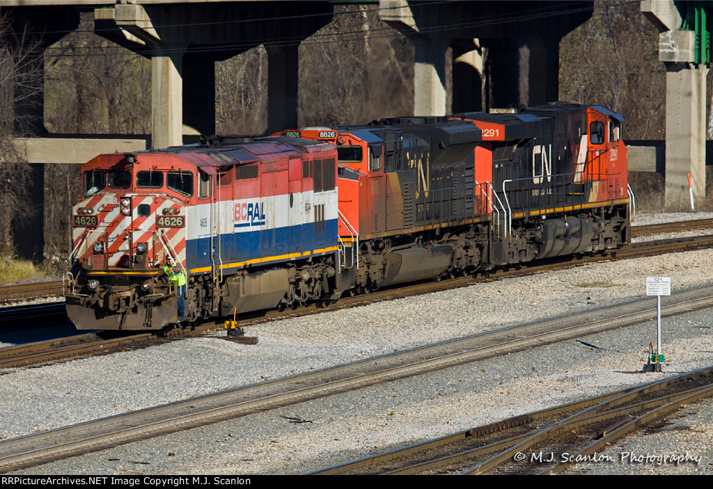 BCOL 4626 @ CN Harrison Yard